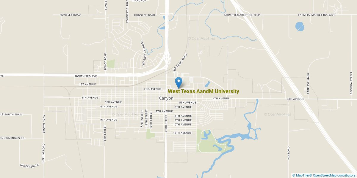 West Texas A&M University - Course Advisor