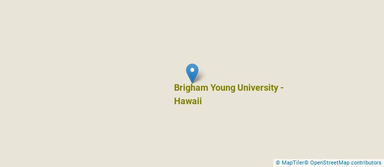 Brigham Young University - Hawaii Overview - Course Advisor