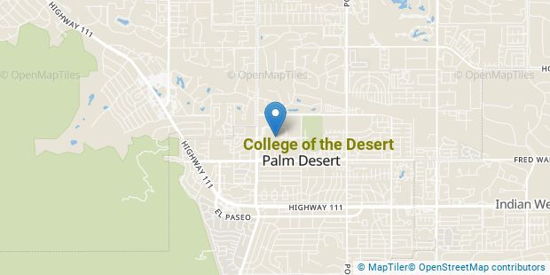 College of the Desert Overview - Course Advisor