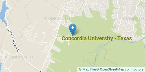 Concordia University, Texas Overview - Course Advisor